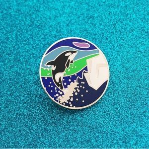 Hand Over Your Fairy Cakes | Jewelry | Iceland Orca Inspired Enamel Pin ...
